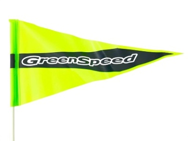 Greenspeed Flag, on 2 piece fiberglass pole. | Trisled