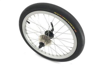 20" rear wheel - complete - 10 speed | Trisled